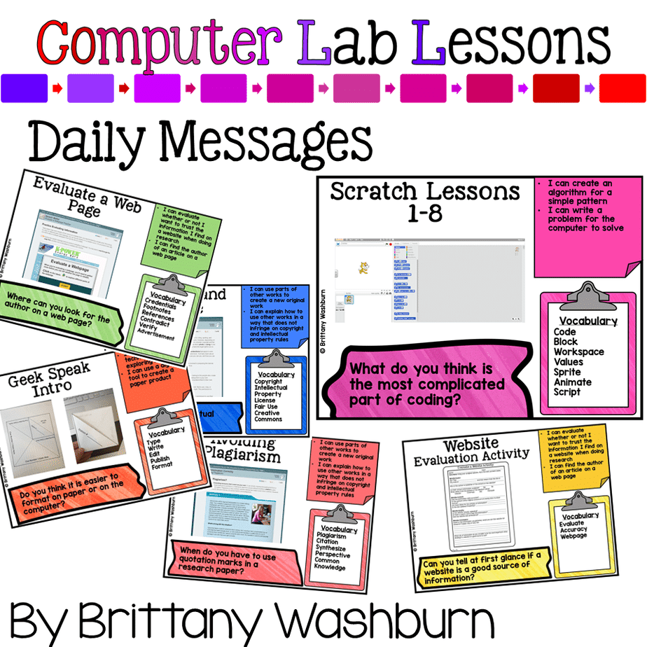 4th Grade Technology Curriculum Add on Pack