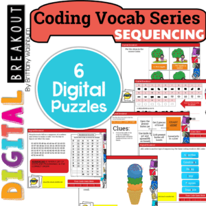 Coding Vocab Digital Breakout: Sequencing - Technology Curriculum