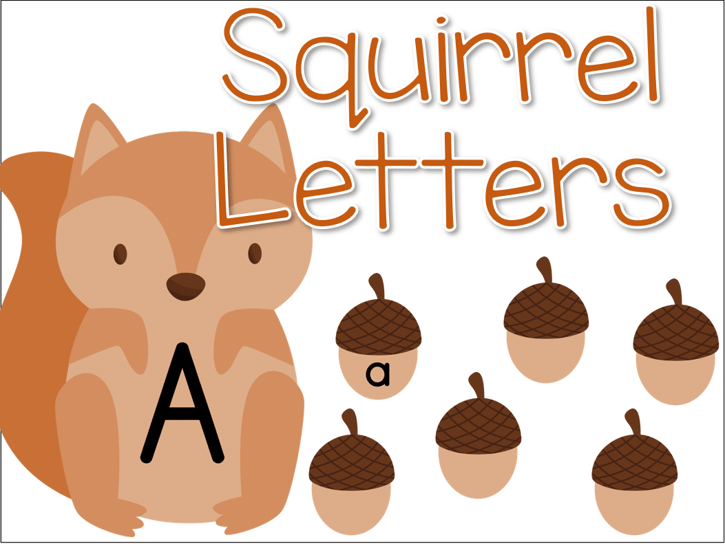 PreK Squirrel Letters - Technology Curriculum